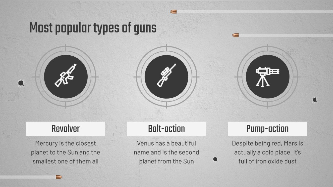 Weapons Workshop: Types of guns Presentation