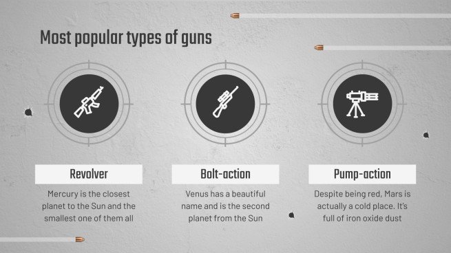 Weapons Workshop: Types of guns Presentation