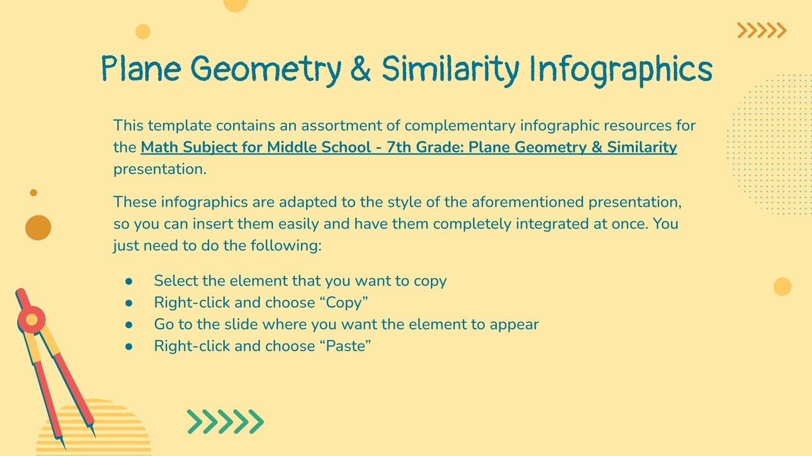 Math Subject for Middle School: Plane Geometry & Similarity