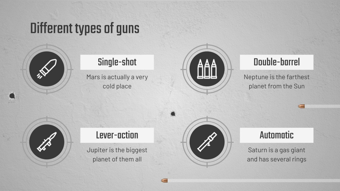 Weapons Workshop: Types of guns Presentation