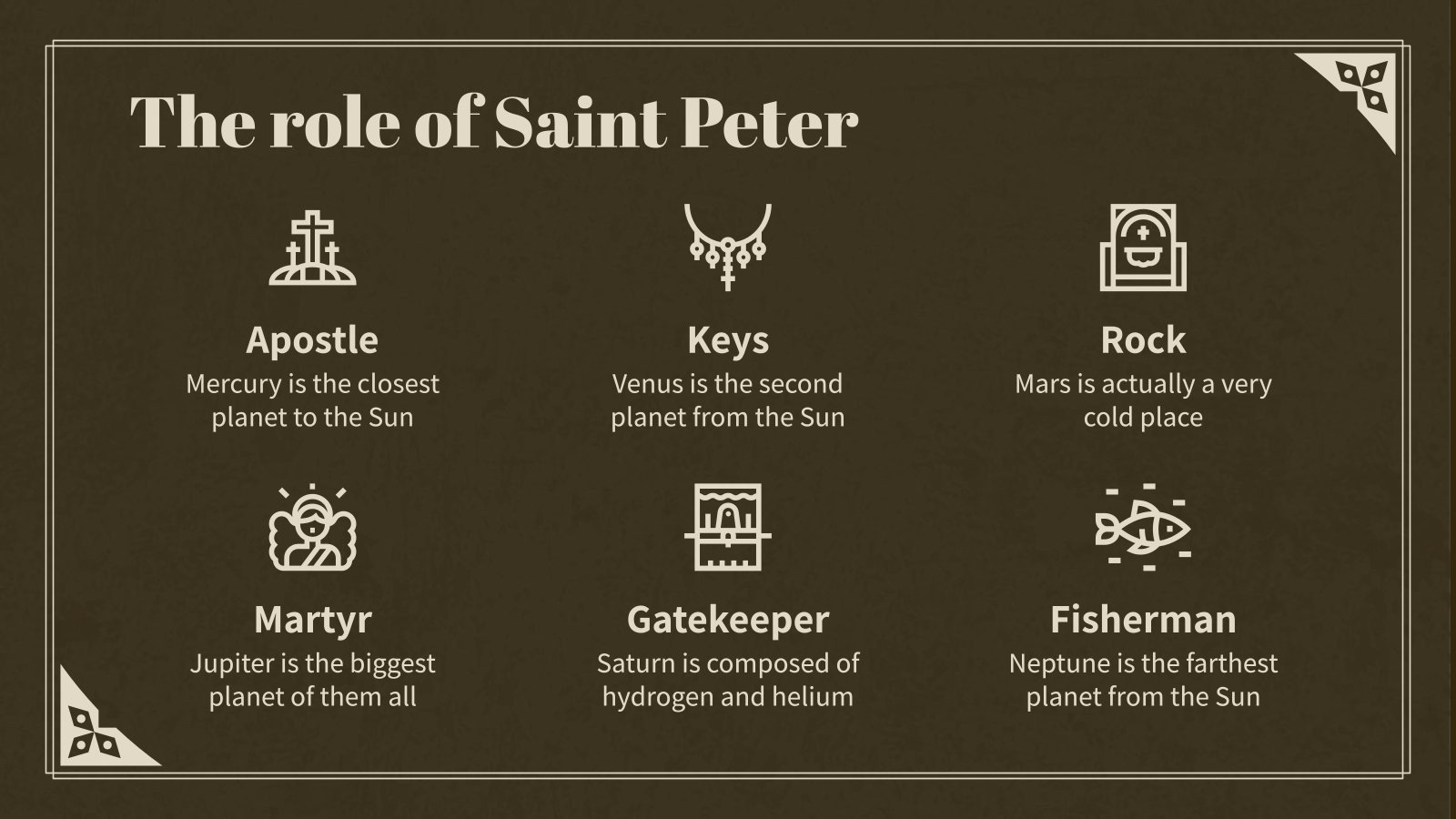 Saint Peter Apostle Minitheme Presentation