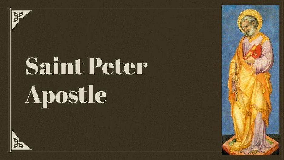 Saint Peter Apostle Minitheme Presentation