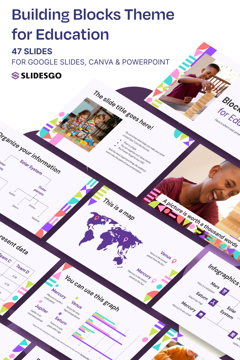 Building Blocks Theme for Education Presentation