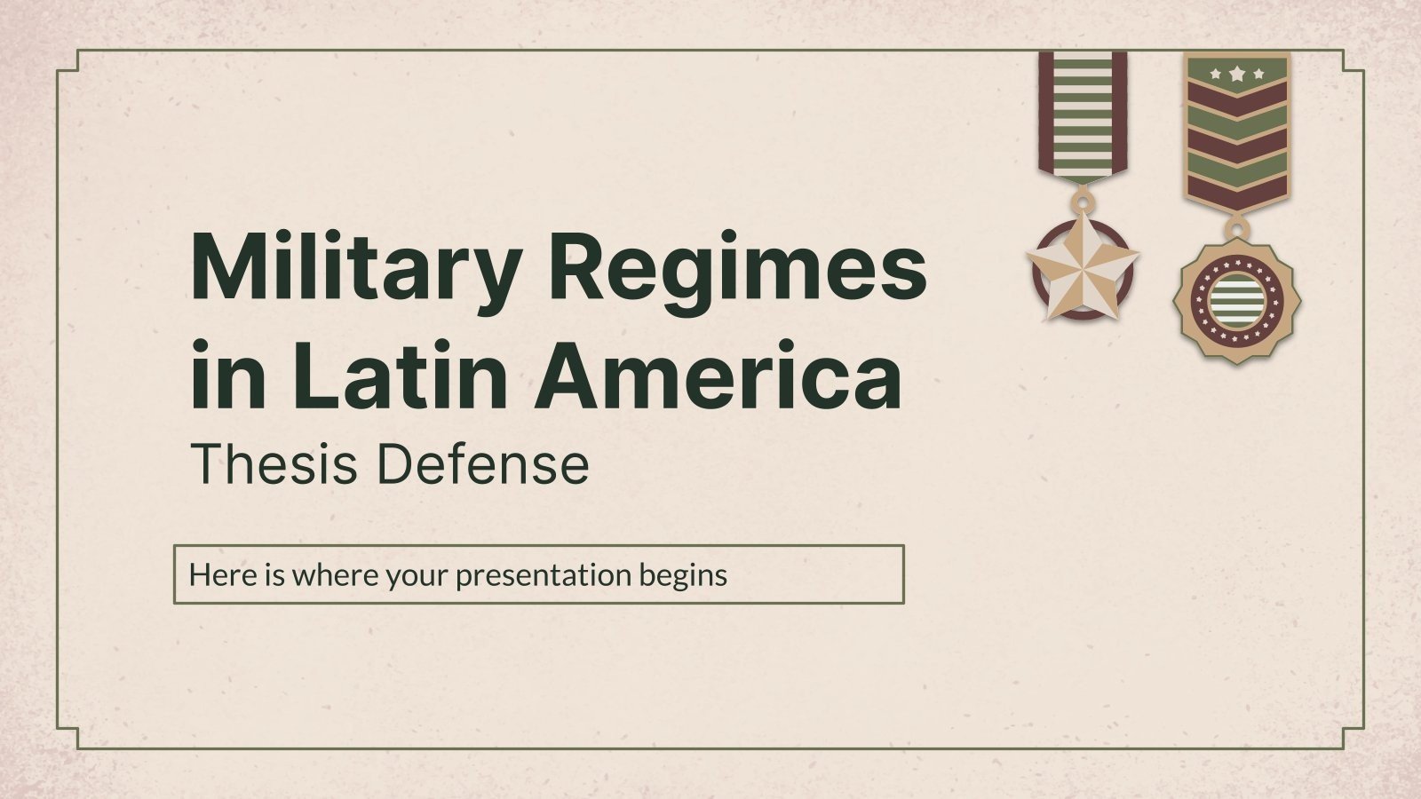 Military Regimes in Latin America Thesis Defense