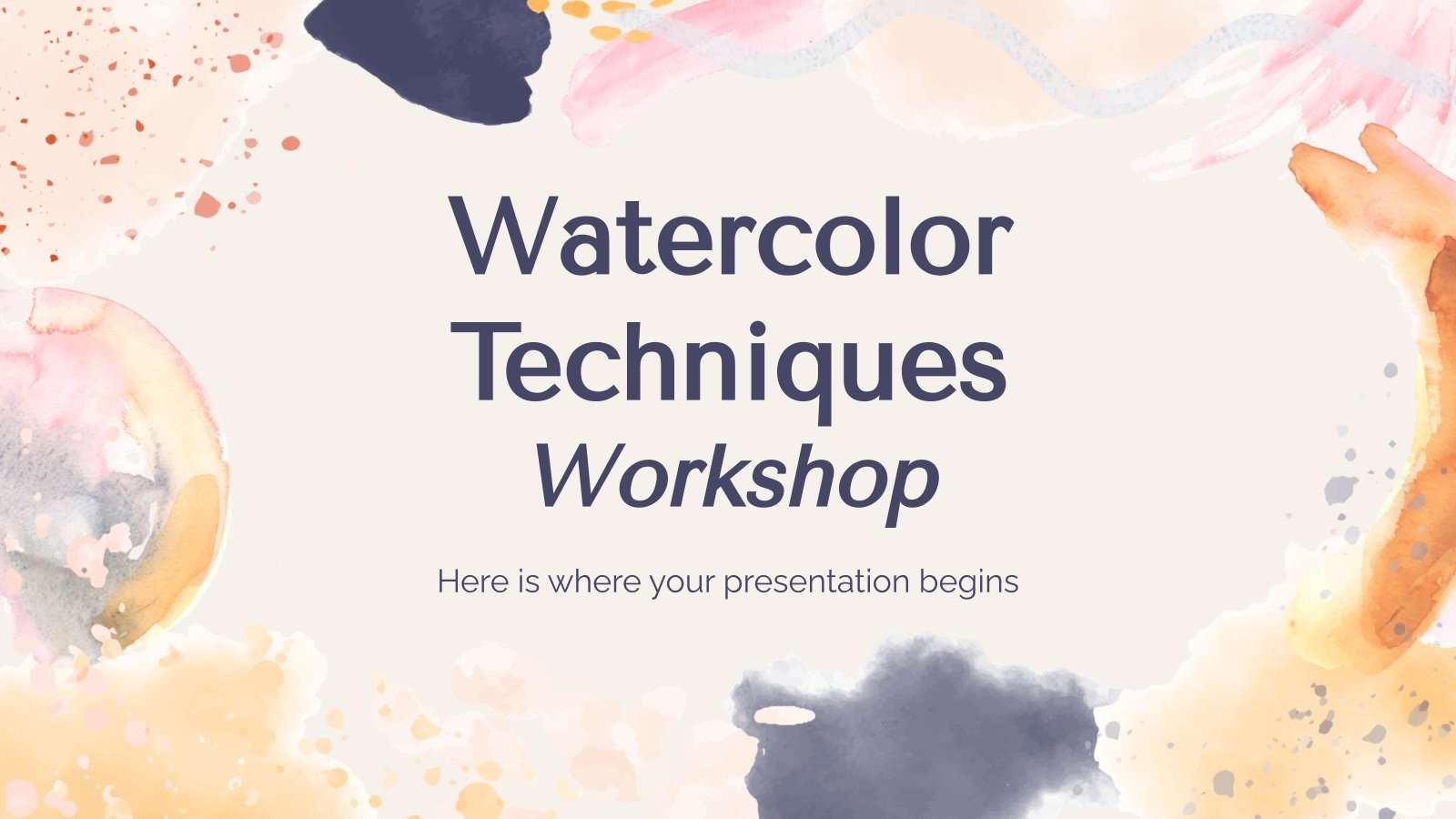 Free Google Slides and PPT Templates on Painting