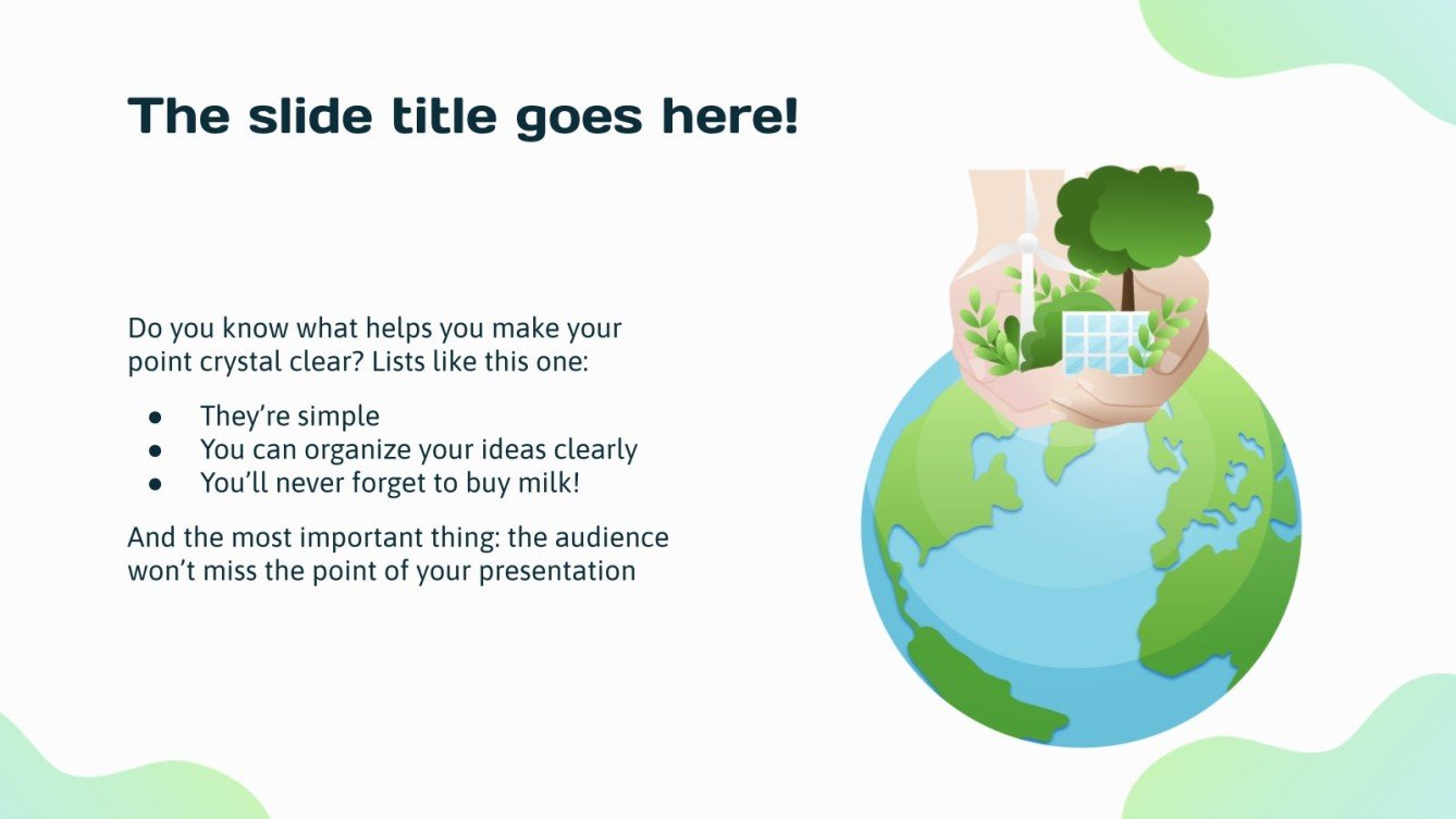 Taking Care of Earth: Responsible Consumption Presentation