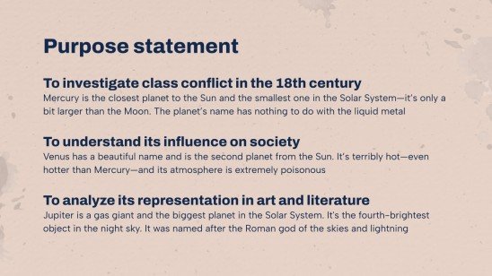 Class Struggle in the 18th Century Thesis Defense