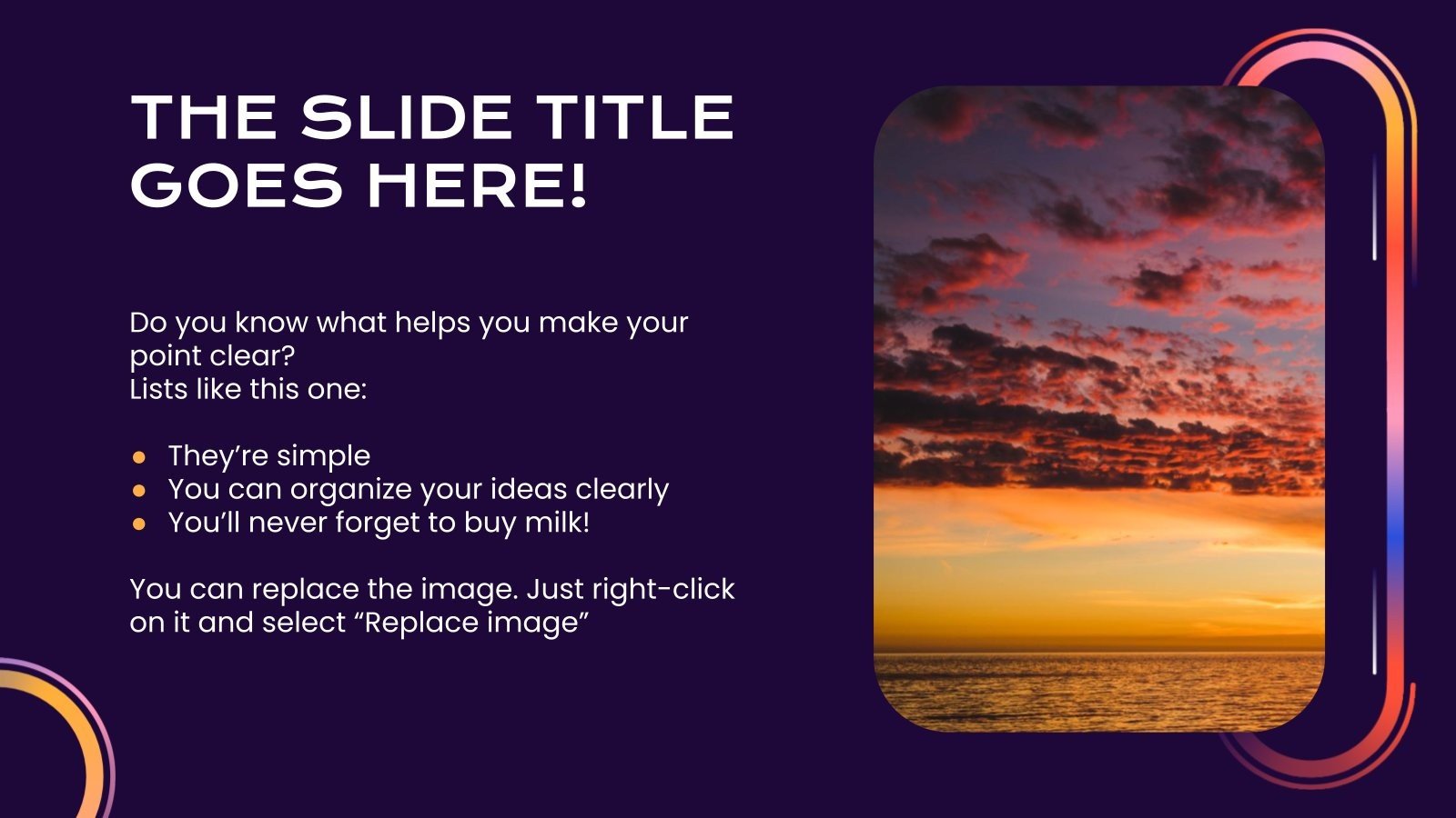 The End of a Cycle Presentation