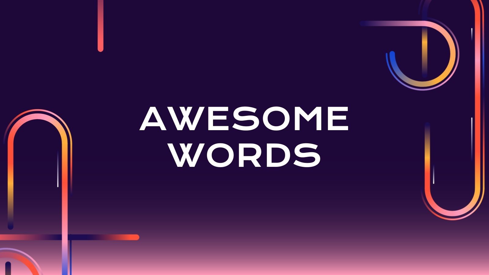 The End of a Cycle Presentation