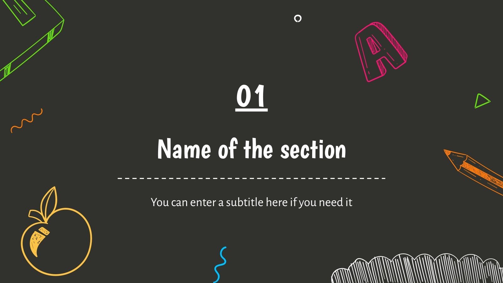 Doodle blackboard Minitheme Presentation