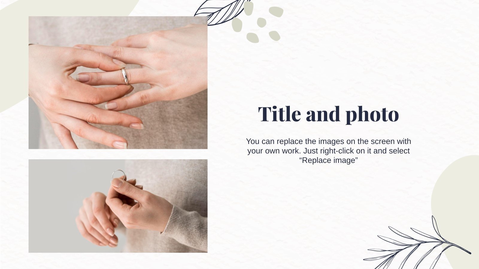 Jewelry Campaign: Wedding Rings Presentation