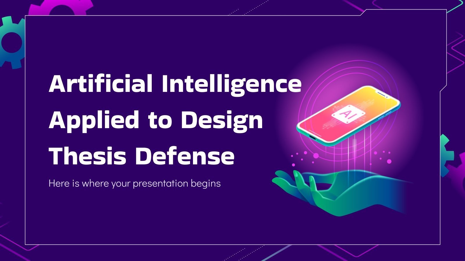 Artificial Intelligence Applied to Design Thesis Defense