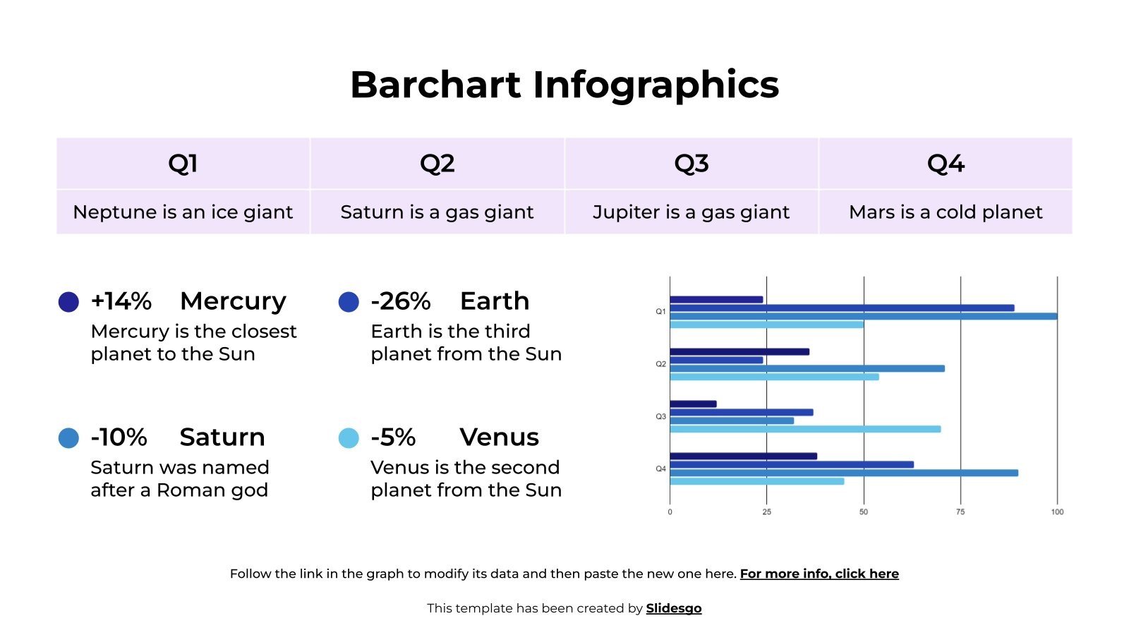 Barchart Infographics Template