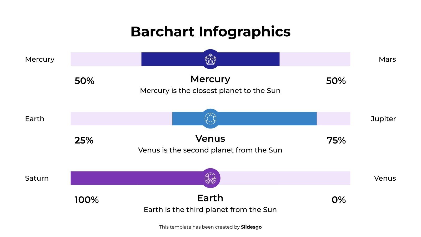 Barchart Infographics Template