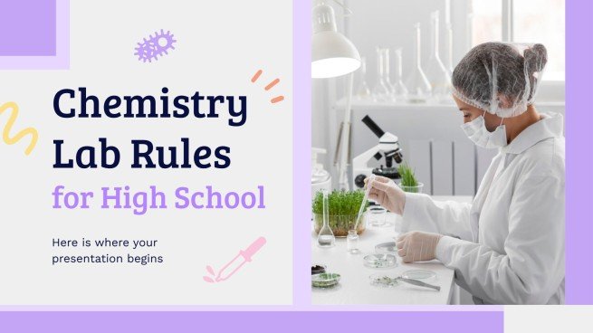 Chemistry Lab Rules for High School Presentation