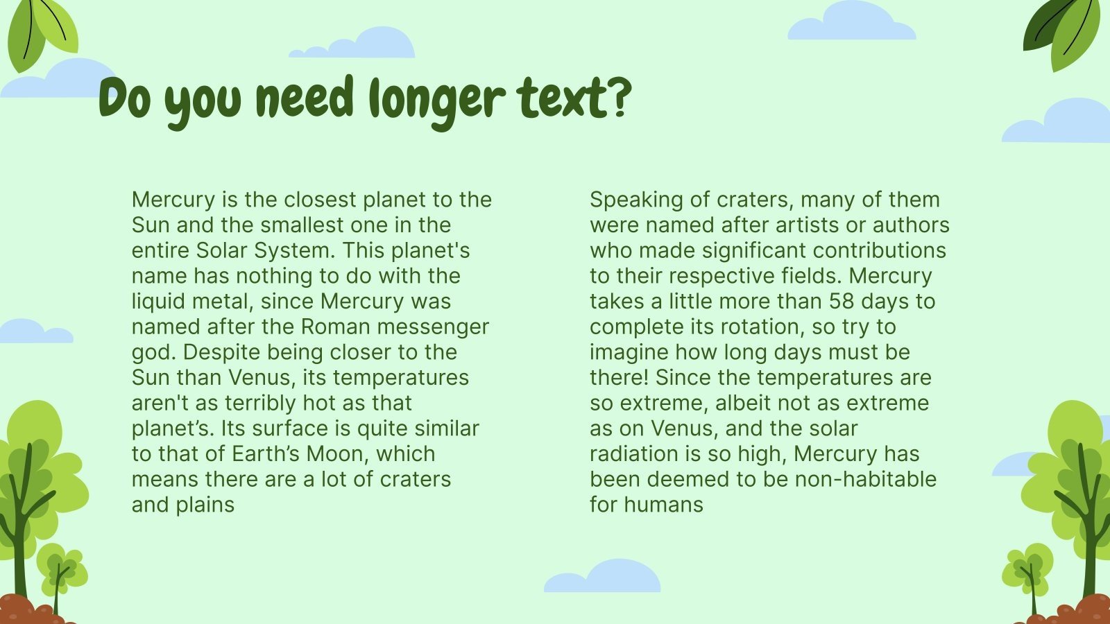 Saving Our Planet Presentation