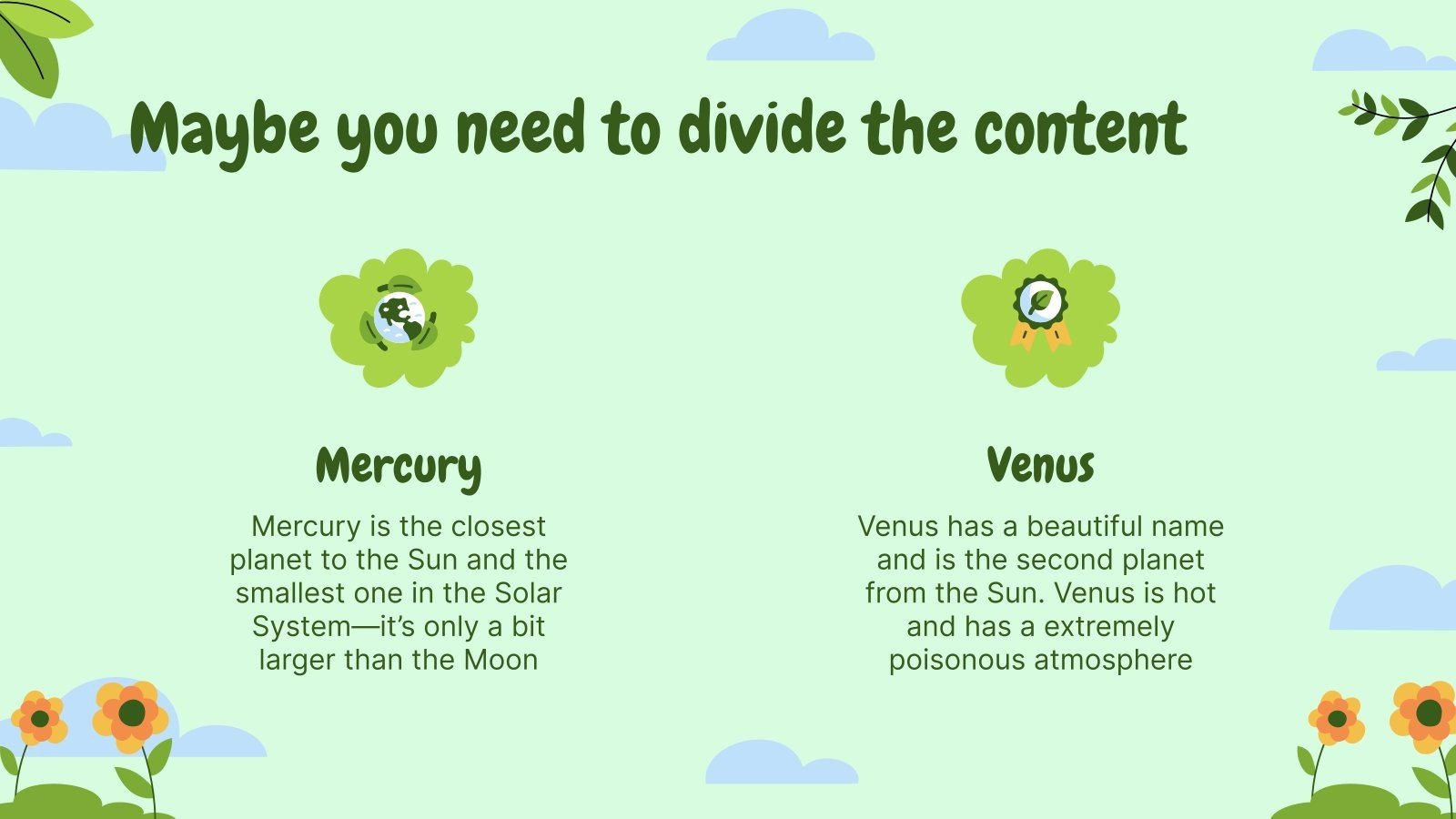 Saving Our Planet Presentation