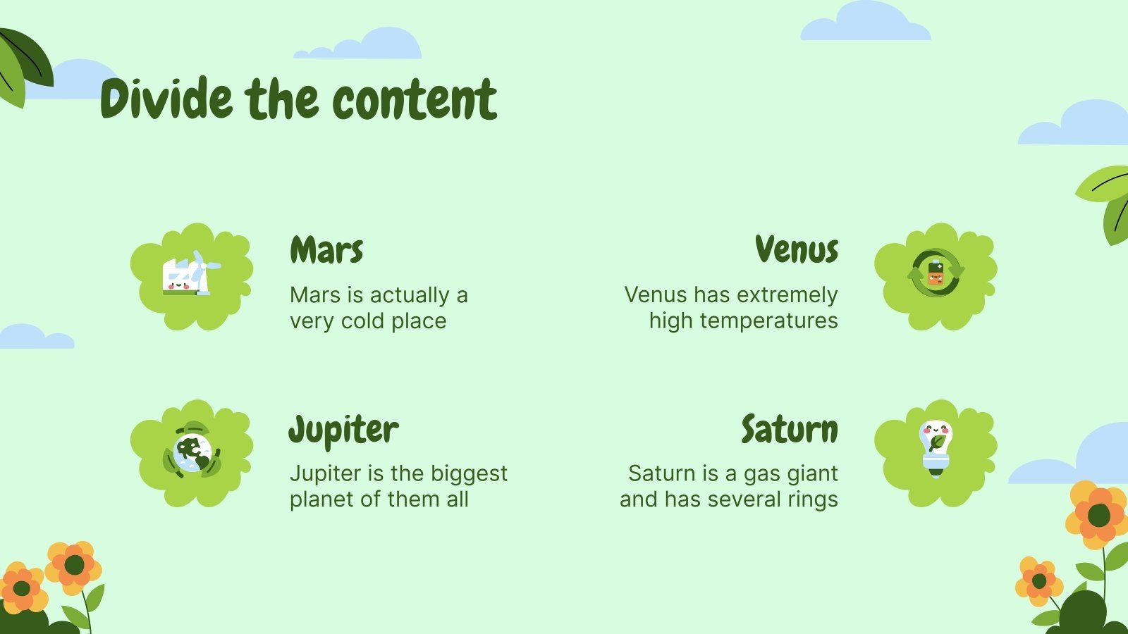 Saving Our Planet Presentation