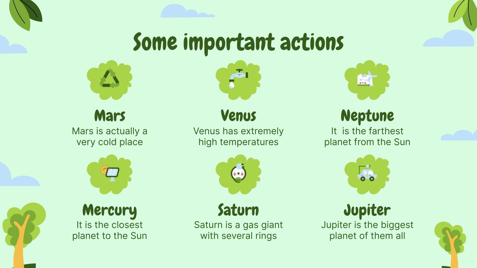 Saving Our Planet Presentation