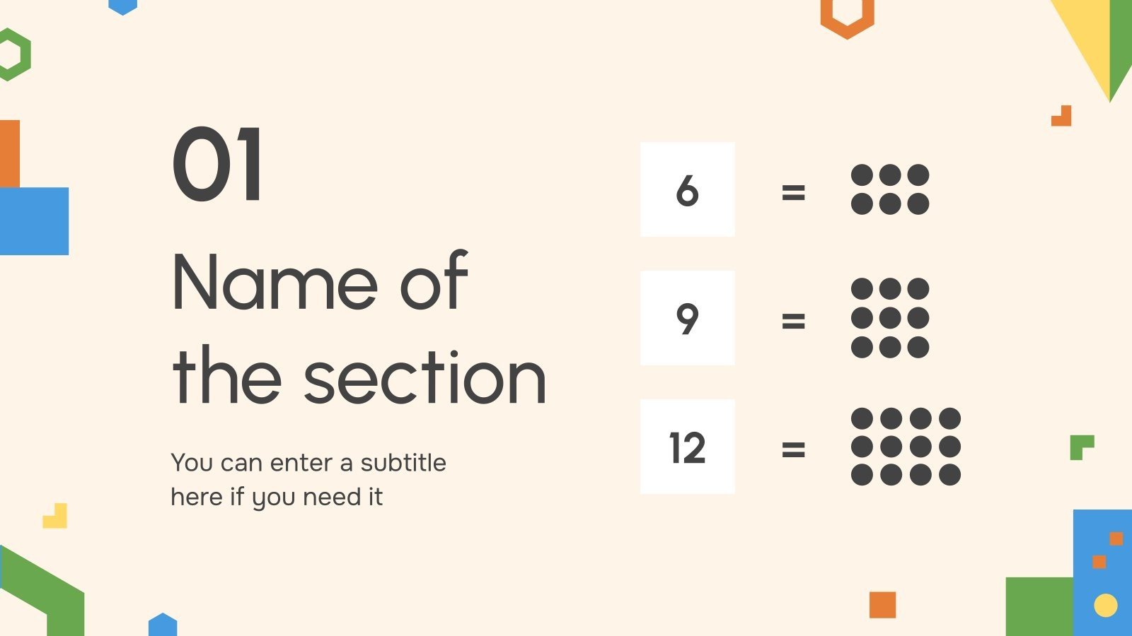 Mathematical Sequence Presentation