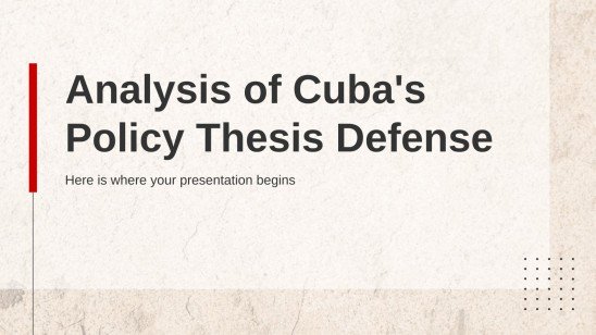 Google Slides & PowerPoint presentation templates about Cuba