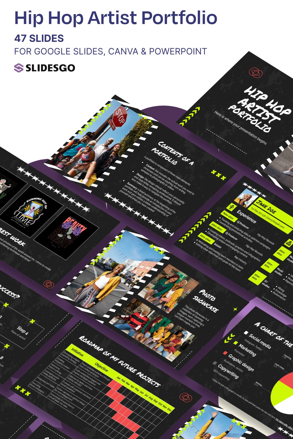 Hip Hop Artist Portfolio Presentation