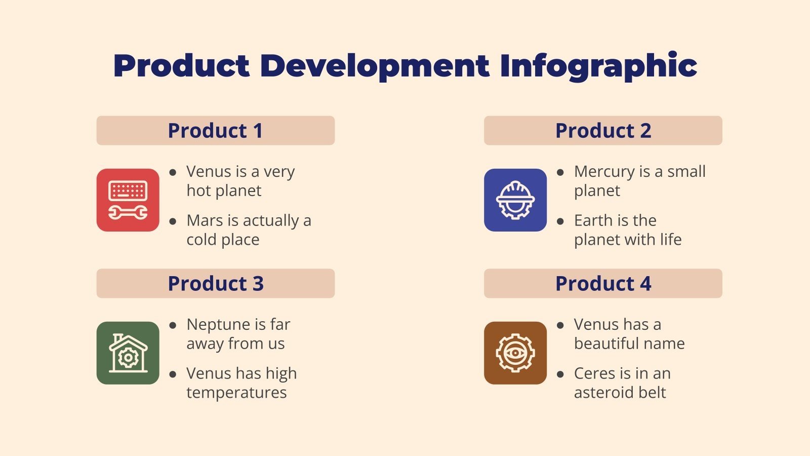 Product Development Project Proposal Infographics