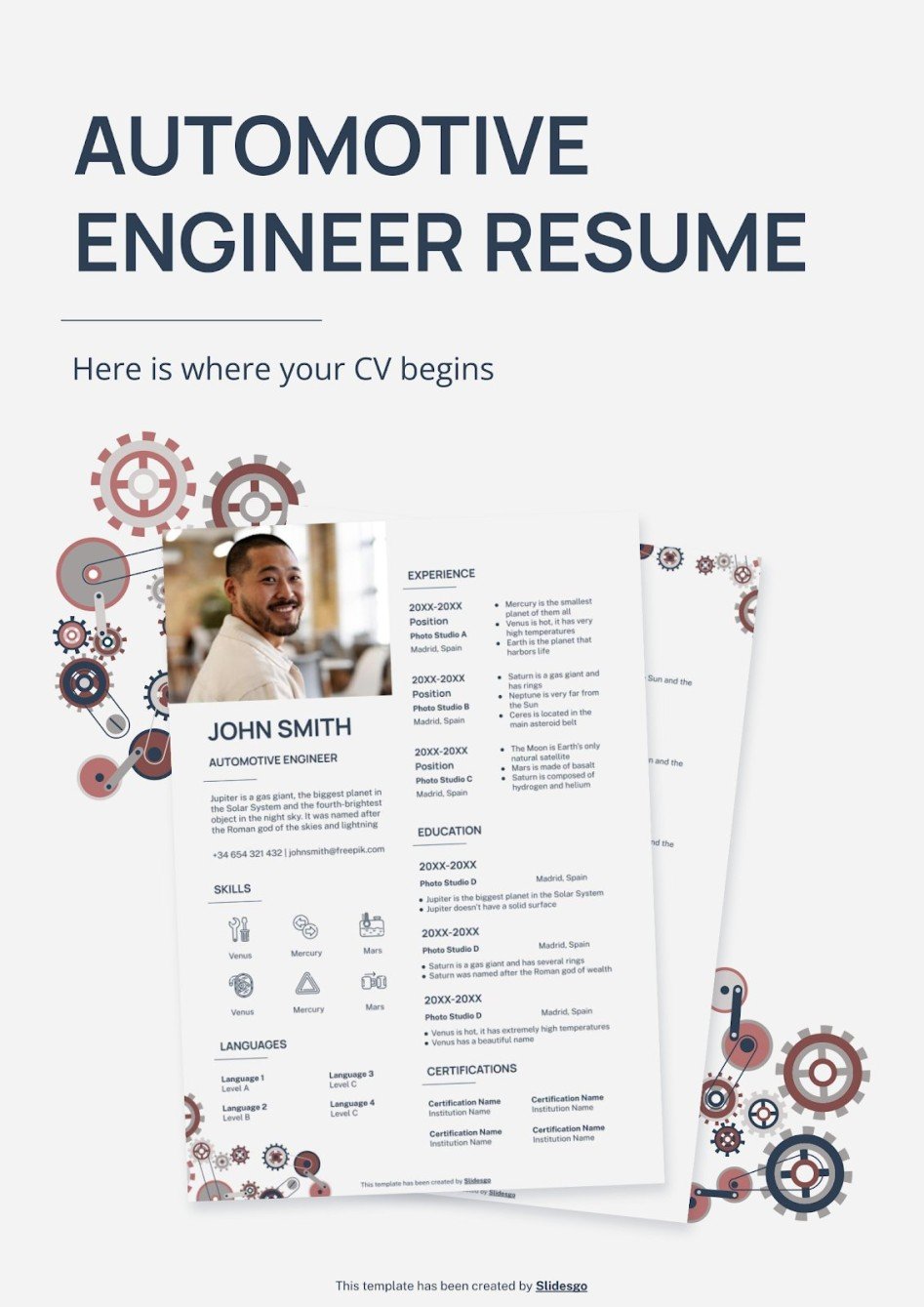 Free Resume Google Slide themes and PowerPoint templates