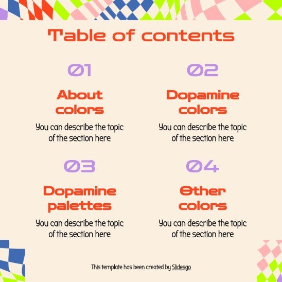 Dopamine Colors Palette IG Post Presentation