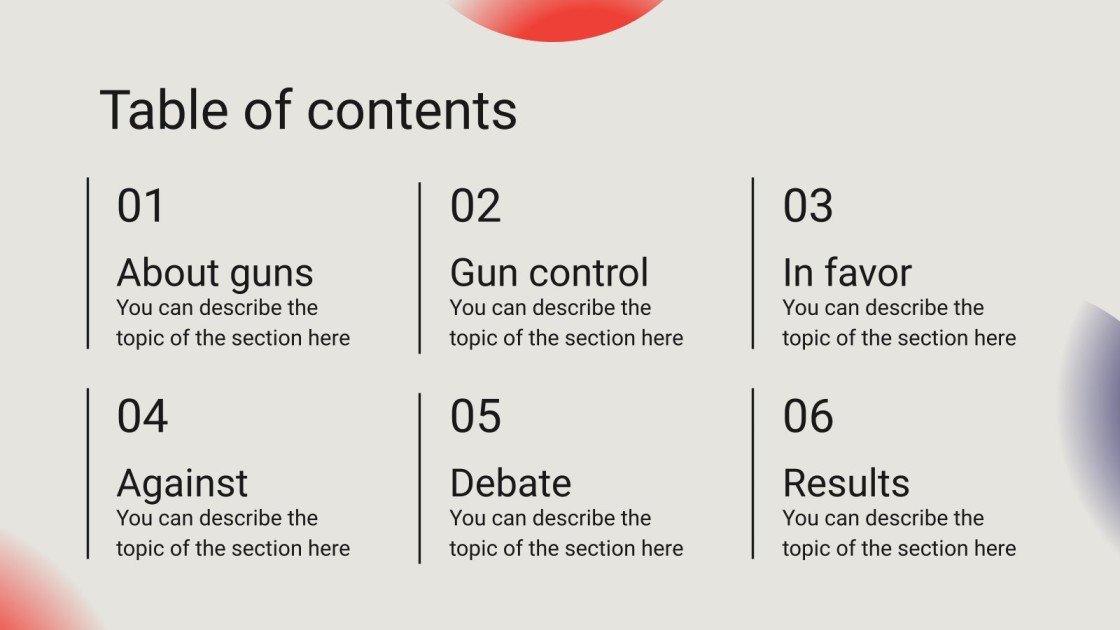 Gun Control Debate Presentation