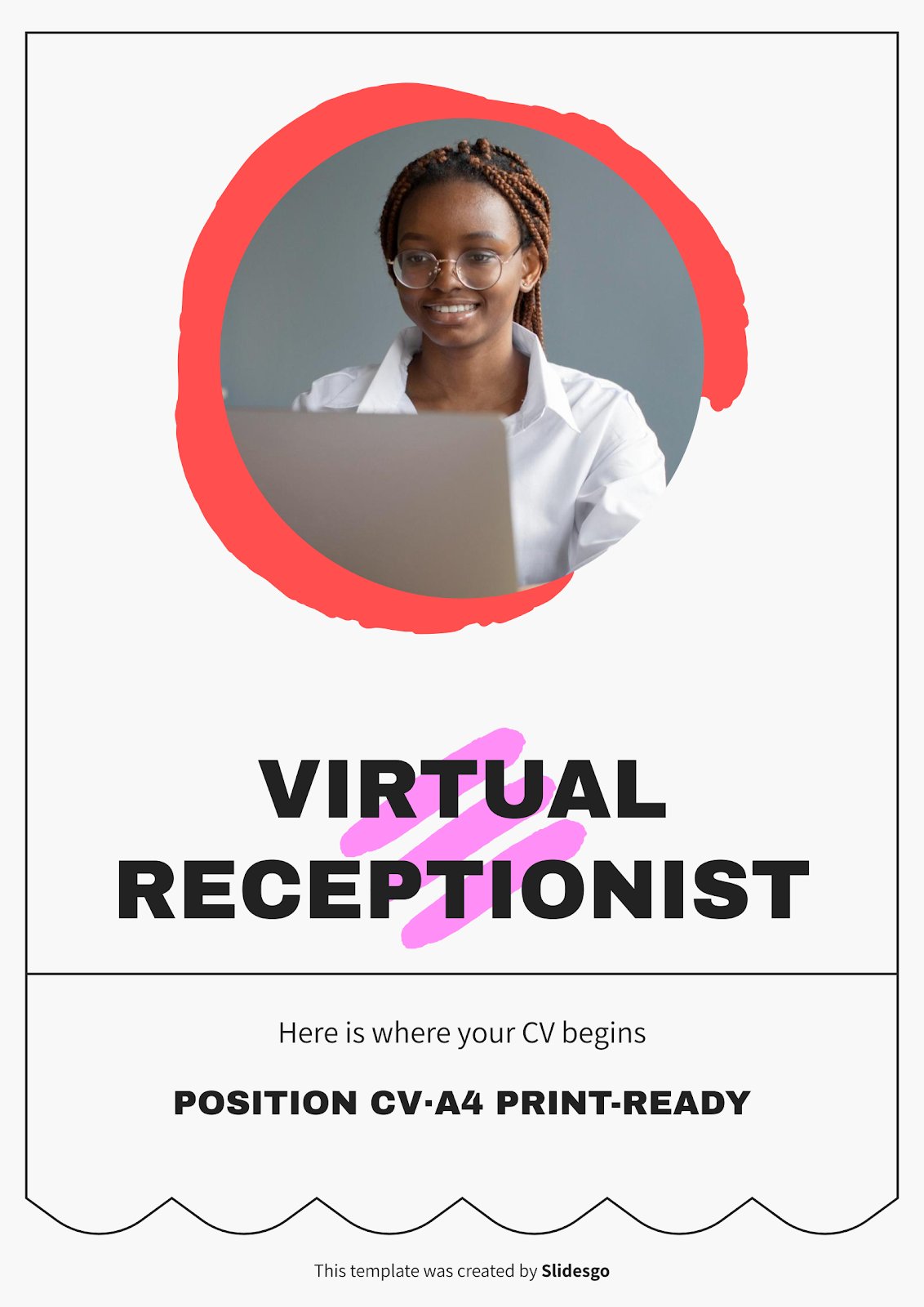 Virtual Receptionist Printable CV Presentation