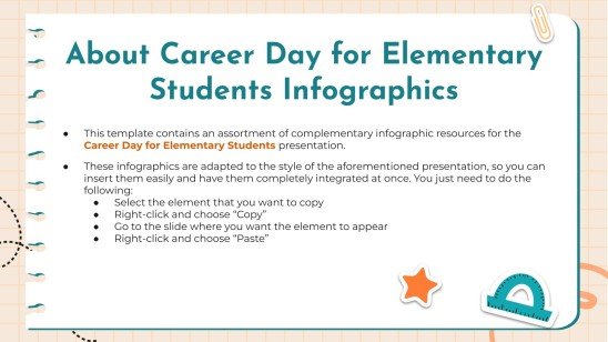 Career Day for Elementary Students Infographics Template