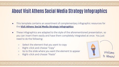 Visit Athens Social Media Strategy Infographics Template