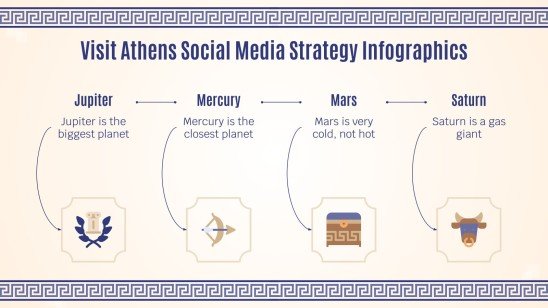 Visit Athens Social Media Strategy Infographics Template