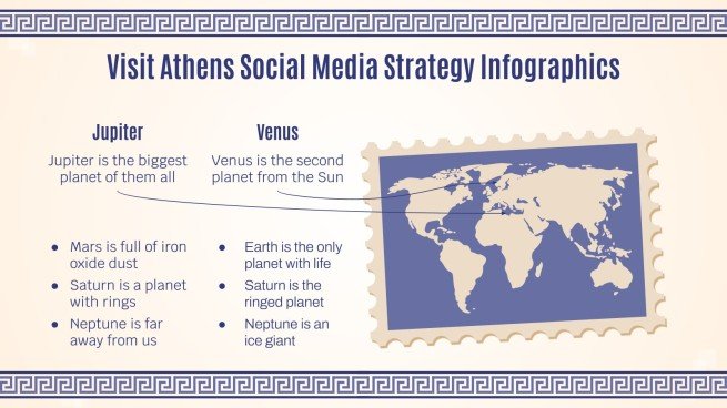 Visit Athens Social Media Strategy Infographics Template