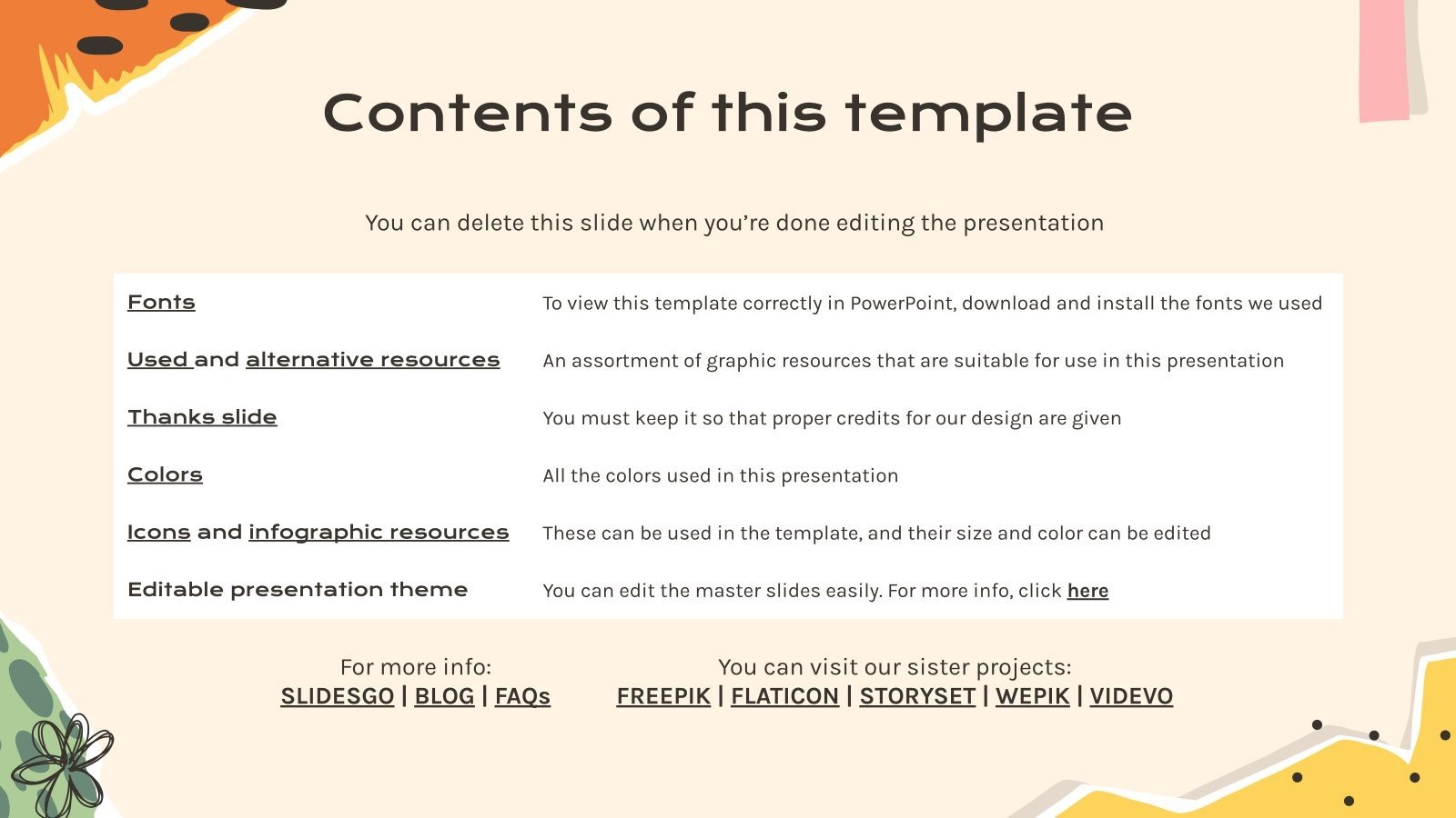 Doodle Collage Aesthetic Portfolio Presentation