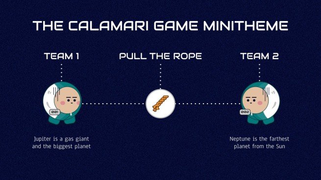 The Calamari Game Minitheme Infographics Template