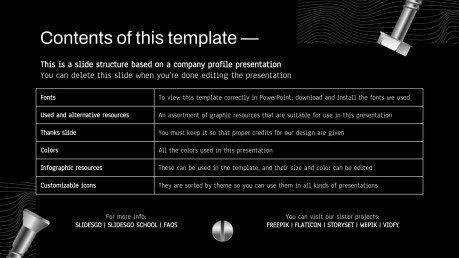 Hardware Store Company Profile Presentation