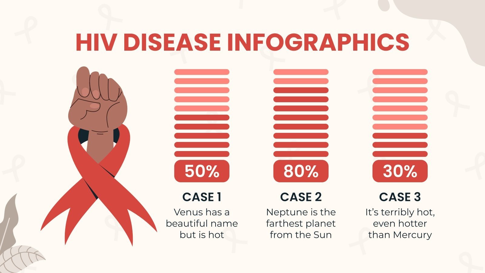 HIV Disease Infographics template