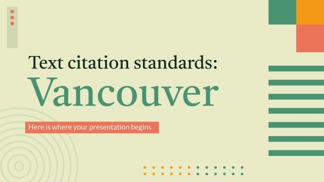 Présentation Normes de citation de texte : Vancouver