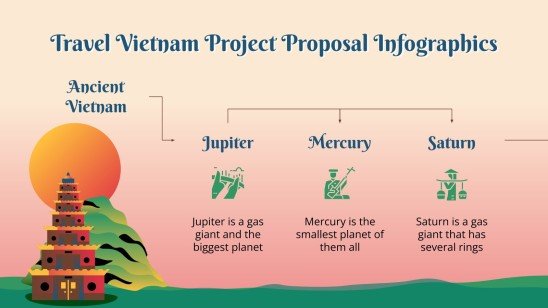 Travel Vietnam Project Proposal Infographics