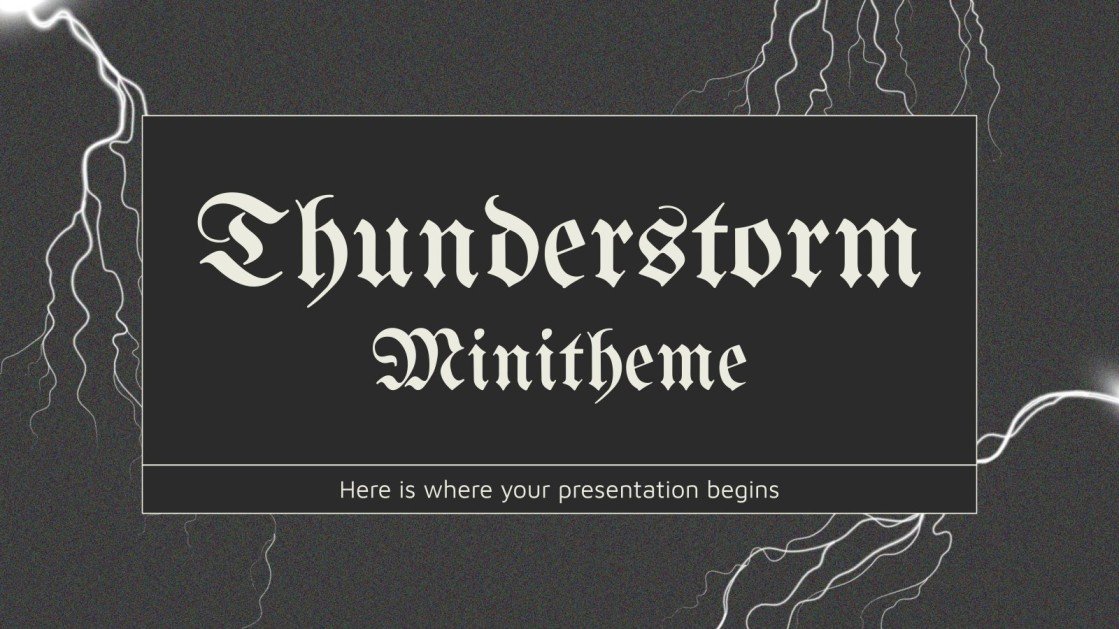 Thunderstorm Minitheme Presentation