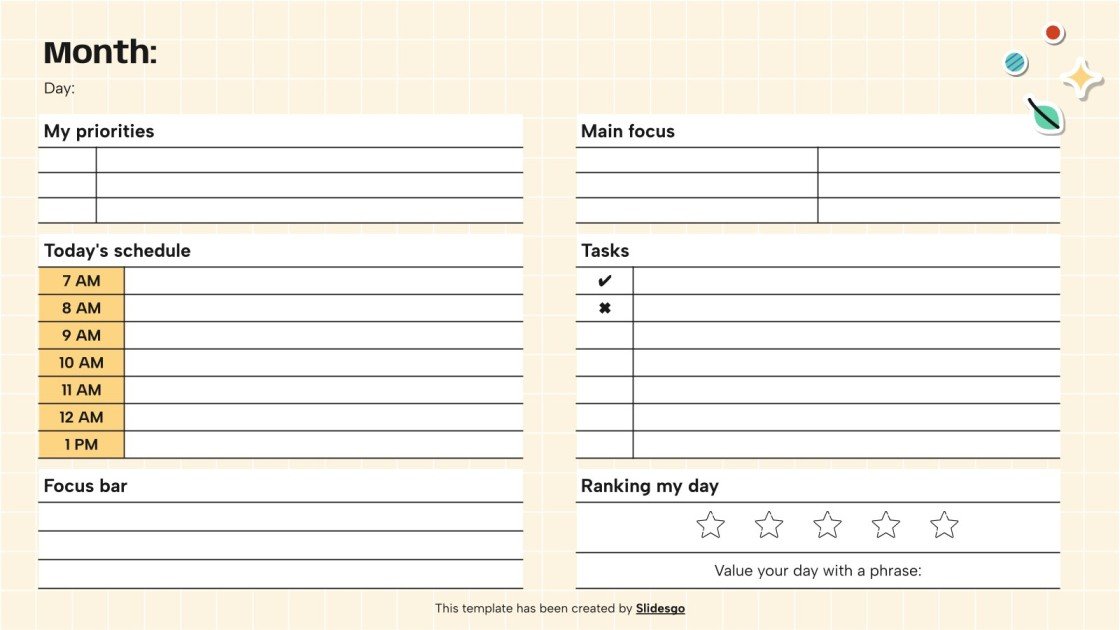 Weekly Student Planner Presentation