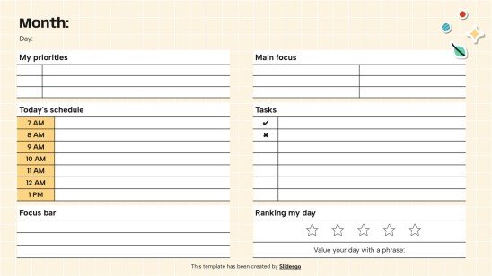 Weekly Student Planner Presentation