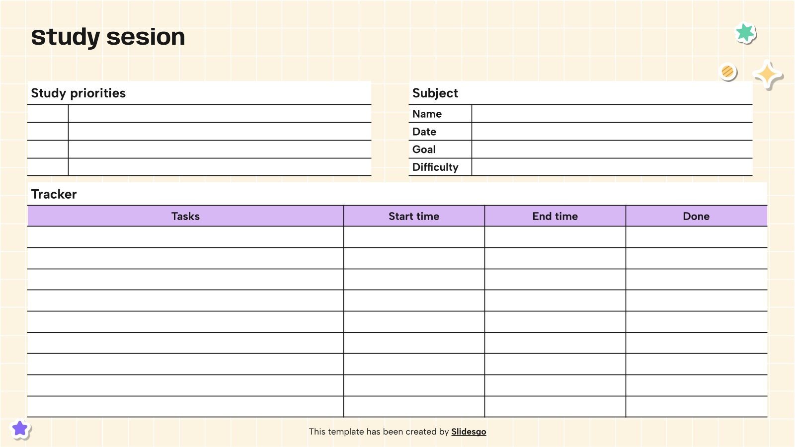 Weekly Student Planner Presentation