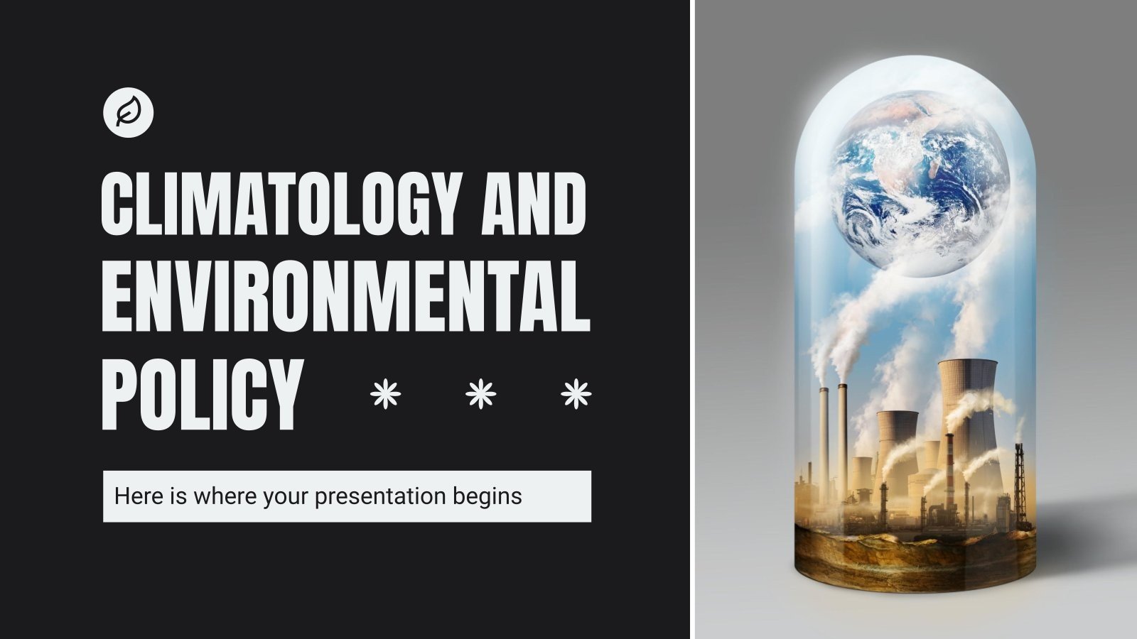 Plantillas de Google Slides y PPT sobre el cambio climático