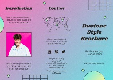 Duotone Style Brochure Presentation