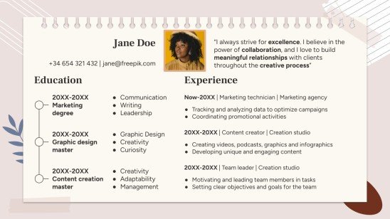 Notebook Papers Portfolio Presentation