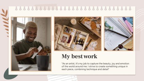 Notebook Papers Portfolio Presentation