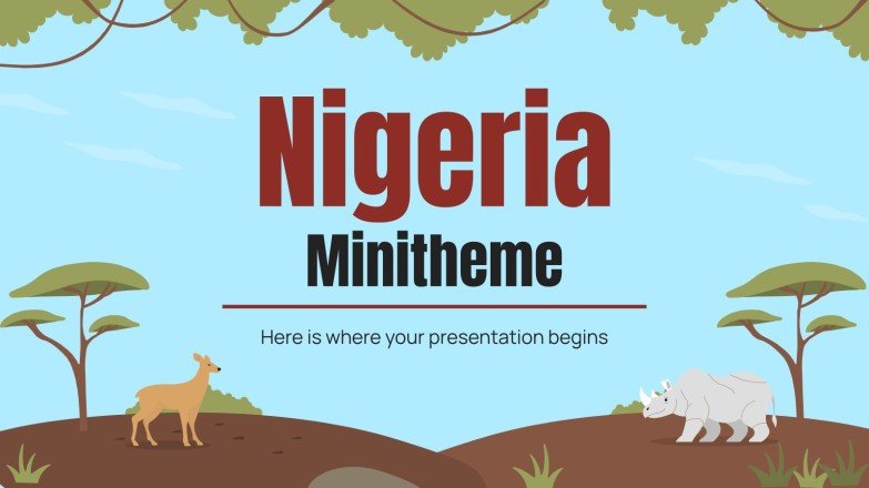Free Google Slides & PPT templates inspired by the jungle